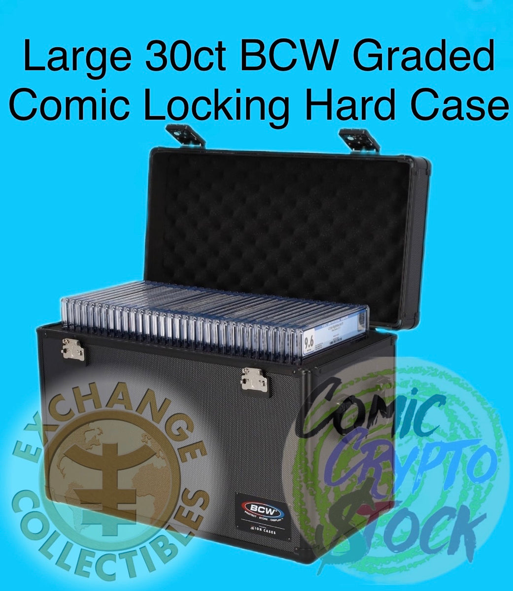 Large 30 count BCW Graded Comic Latching Hard Case – Exchange Collectibles